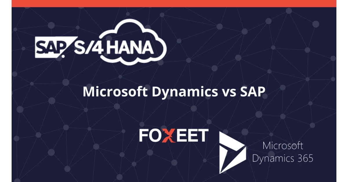 Microsoft Dynamics vs SAP - comparatif de logiciels ERP